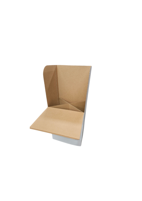 White Cardboard Polling Booth | 3mm White | 670L x 470W x 1580H (mm ...