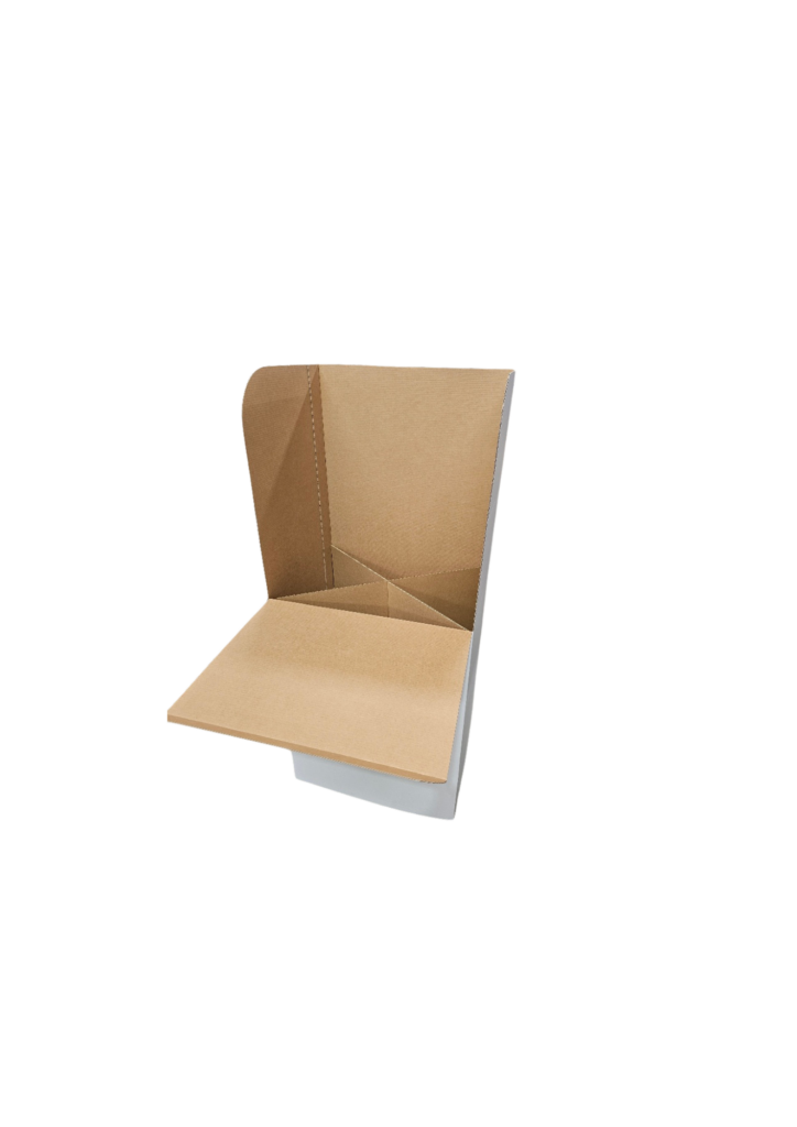 Large White Freestanding Cardboard Entry Box | 3mm White | 300L x 300W ...