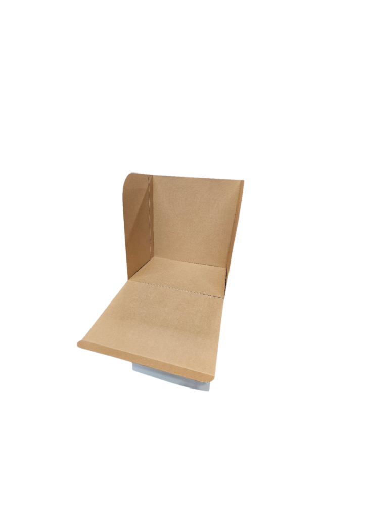 White Cardboard Polling Booth | 3mm White | 670L x 470W x 1580H (mm ...