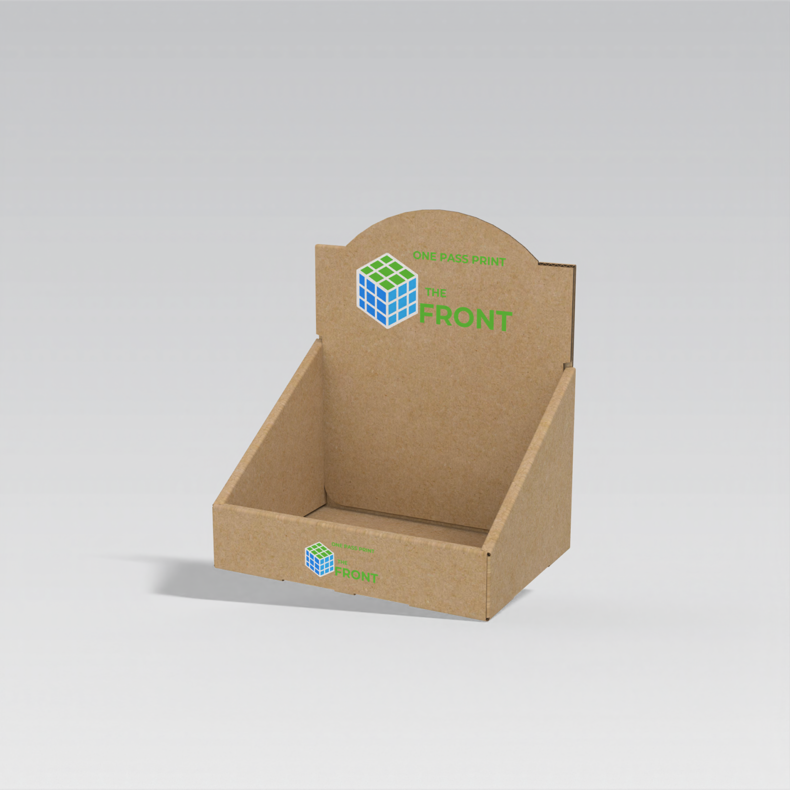 225 x 160mm Counter Top Display Box | 3mm Kraft Brown | 150RH x 50FH ...