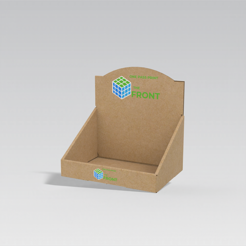 305 x 210mm Counter Top Display Box | 3mm Kraft Brown | 175RH x 50FH ...