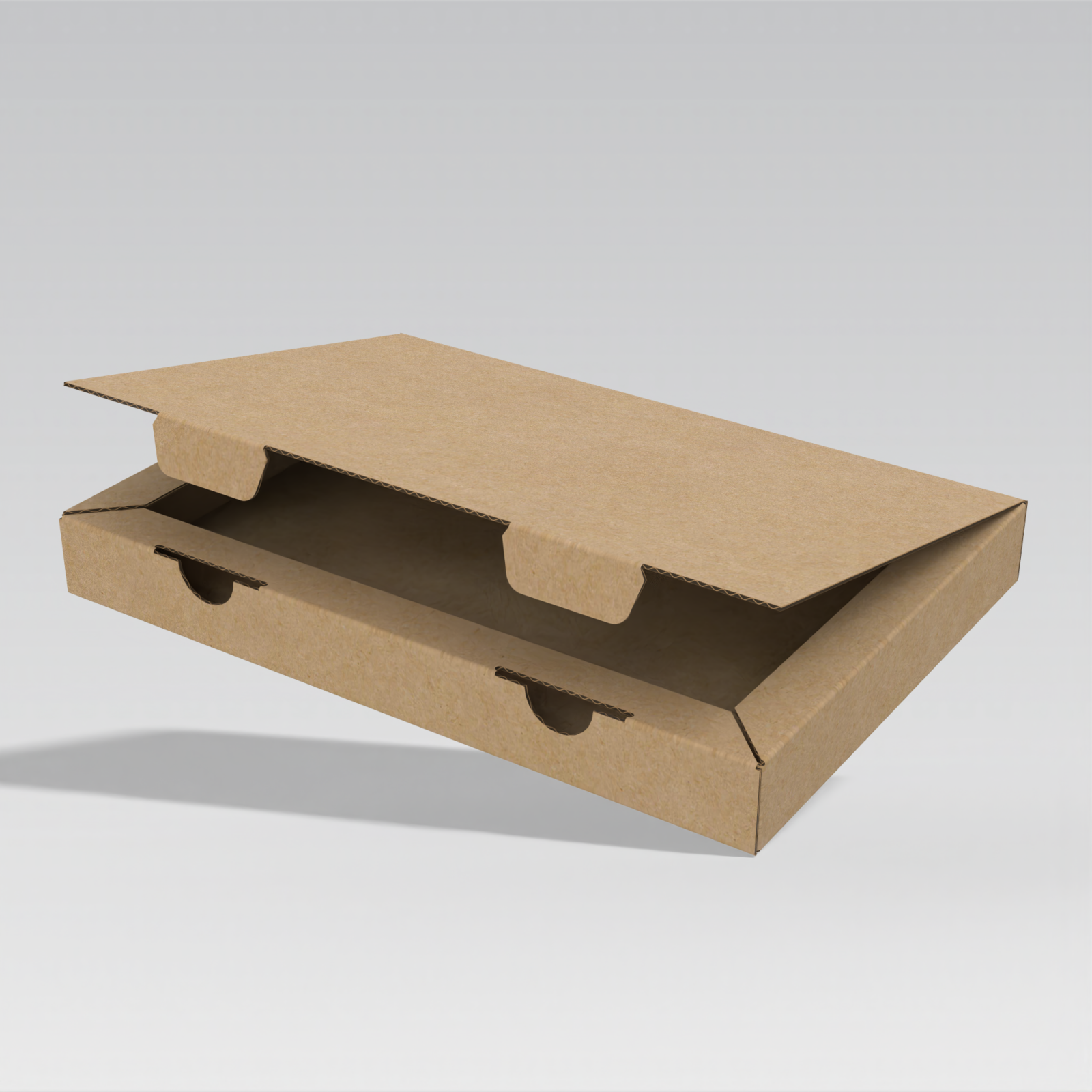 A3 Art Folder Box | 3mm Kraft Bown | 425L x 305W x 35H (mm) | The Boxman